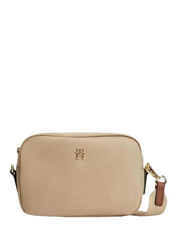 Tommy Hilfiger Logo Plaque Shoulder Bag - Neutrals