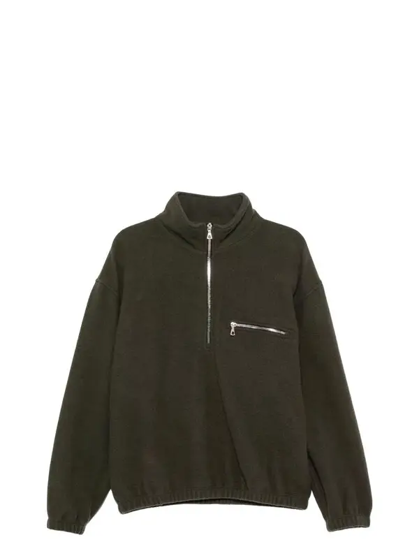 RIER Zip-fastening Fleece Sweatshirt - Green