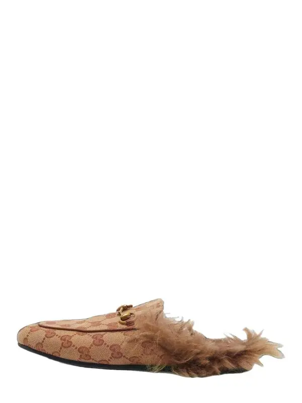 Gucci Princetown Horsebit Mules - Neutrals
