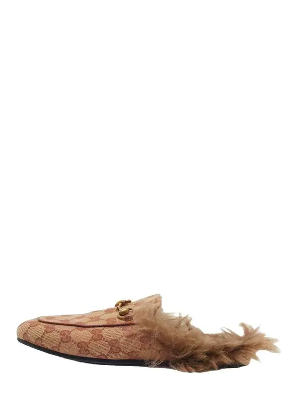 Gucci Princetown Horsebit Mules - Neutrals