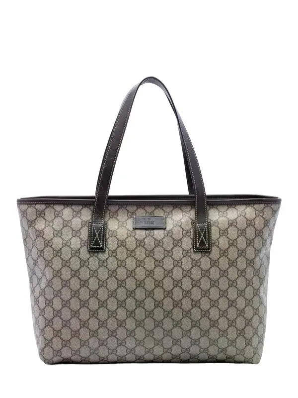 Gucci Gg Supreme Tote Bag - Neutrals