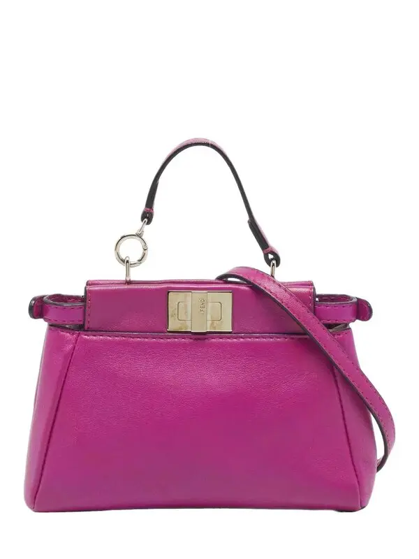 Fendi Mini Peekaboo Tote Bag - Pink