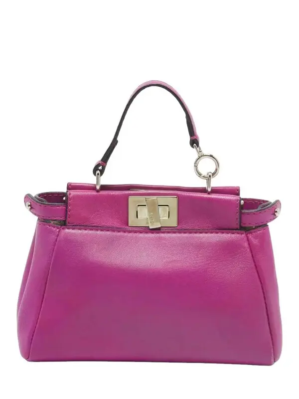 Fendi Mini Peekaboo Tote Bag - Pink