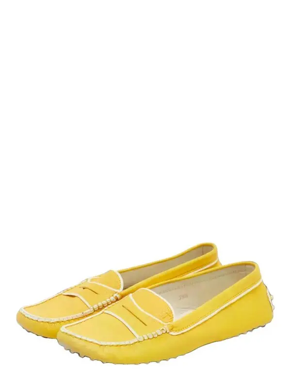 TOD'S Penny Slip-on Loafers - Yellow