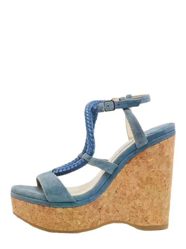 JIMMY CHOO Wynwood Wedge Sandals - Blue