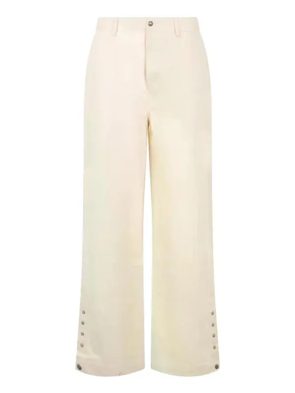 Palm Angels Palm Tree Loose Trousers - Neutrals