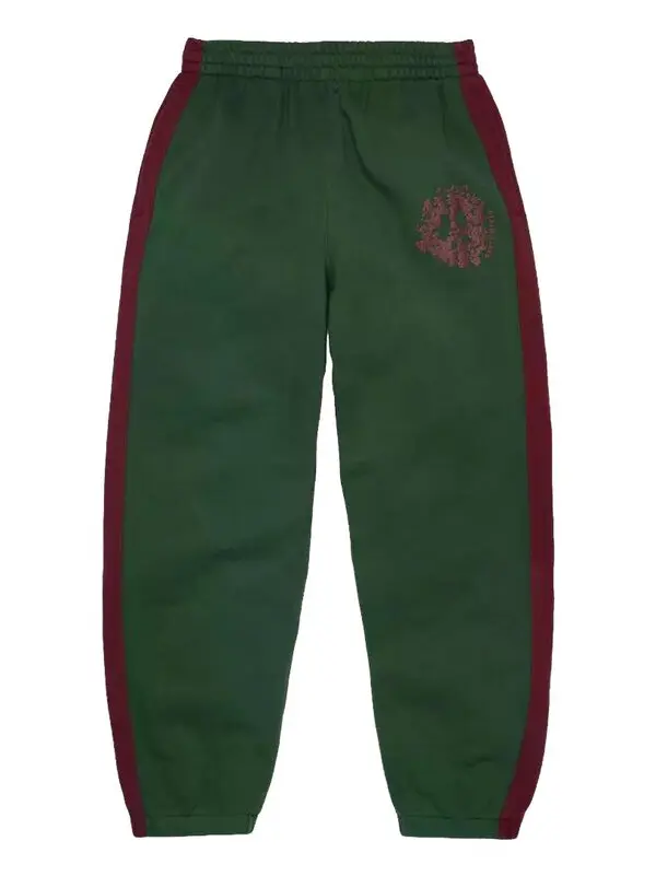 DENIM TEARS Denim U Panelled Track Pants - Green