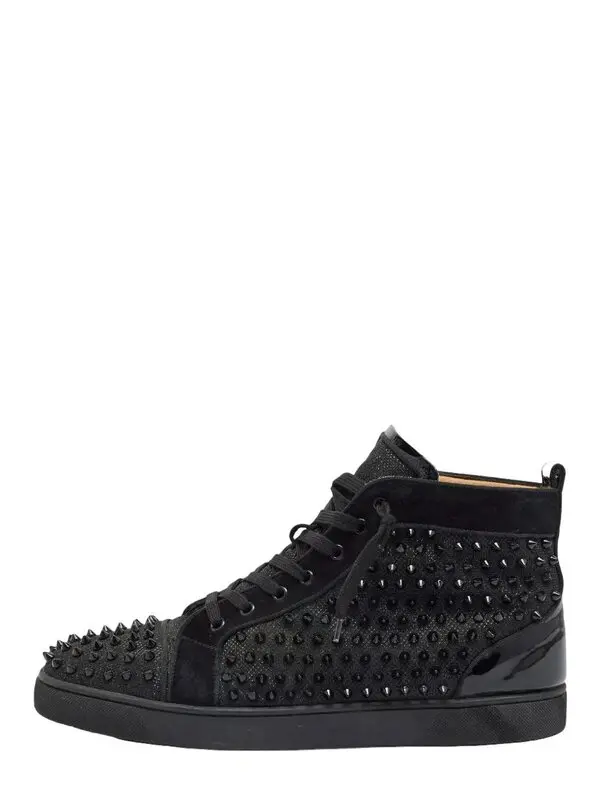 CHRISTIAN LOUBOUTIN Louis Spikes Sneakers - Black