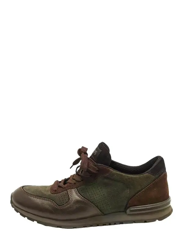 TOD'S Leather Low-top Sneakers - Green