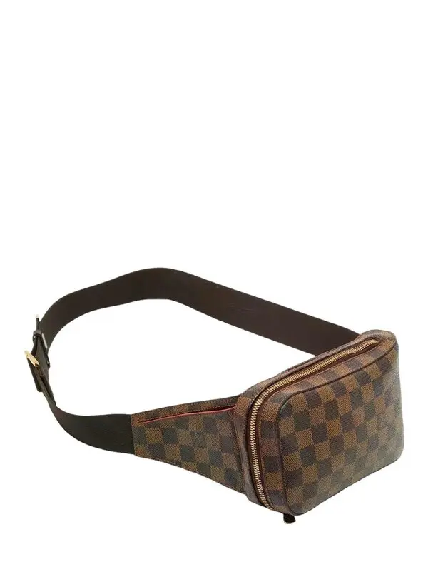 LOUIS VUITTON Damier Ebene Canvas Belt Bag - Brown