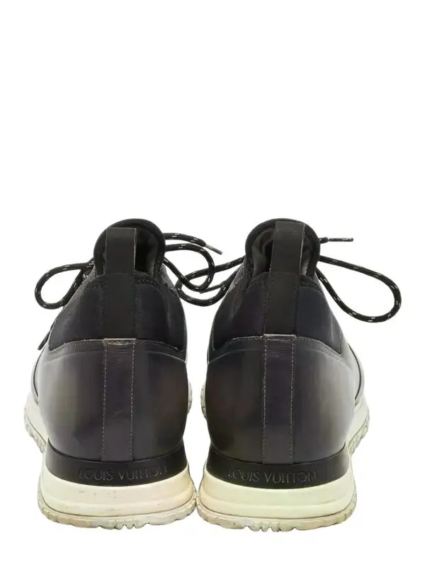 LOUIS VUITTON Run Away Leather Sneakers - Grey