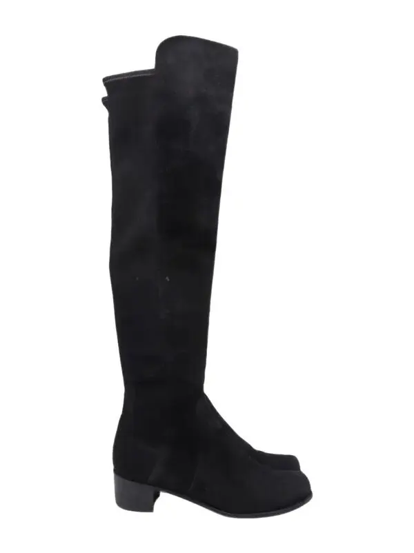 STUART WEITZMAN Over-the-knee Suede Boots - Black