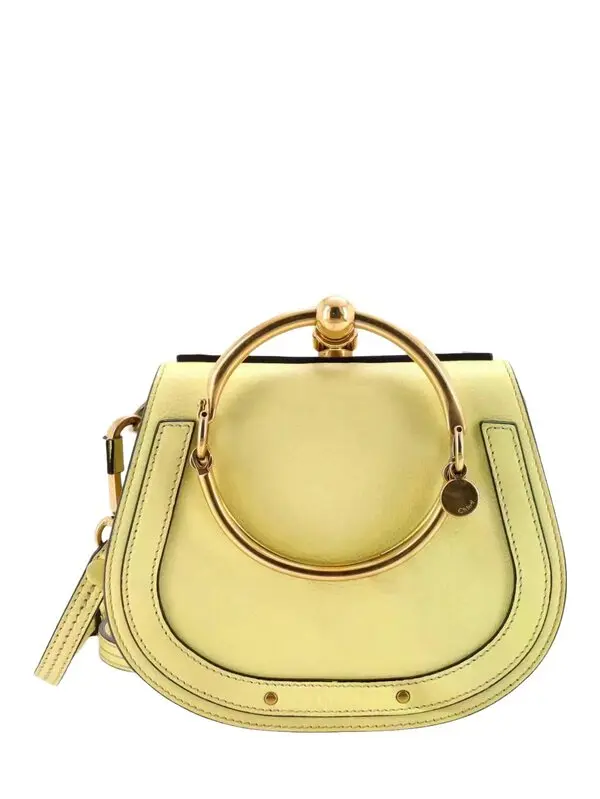 Chloé Nile Leather Small Crossbody Bag - Yellow