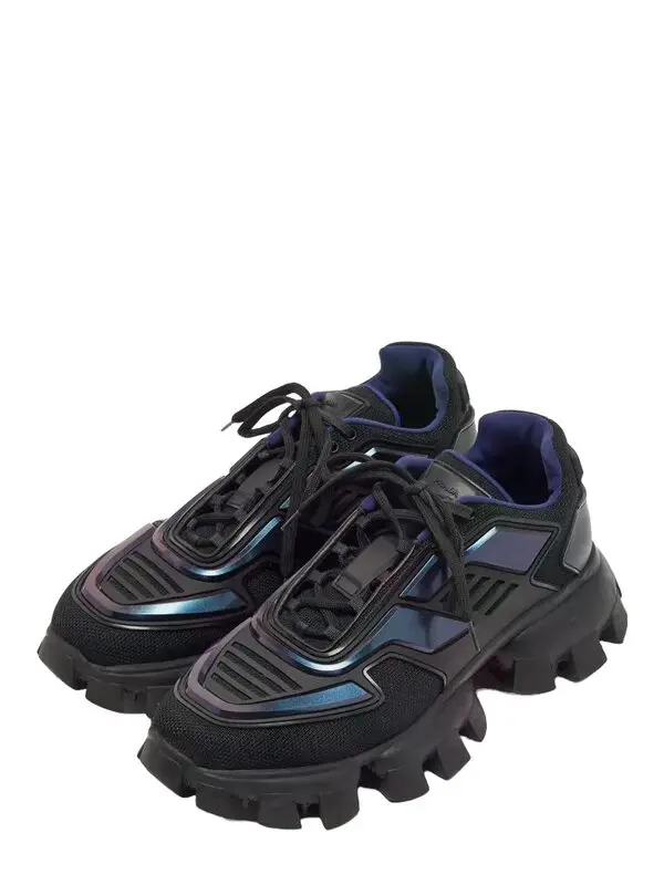 Prada Cloudbust Iridescent Sneakers - Black
