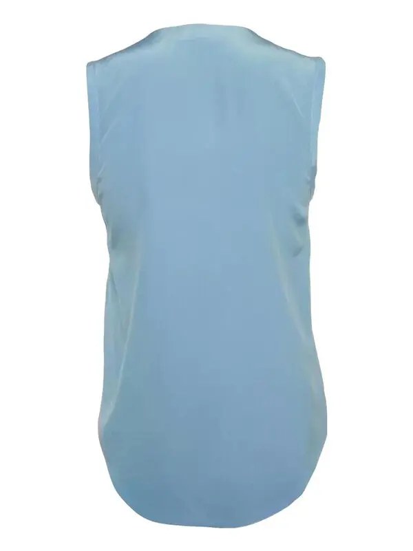 Chloé Sleeveless V-neck Top - Blue