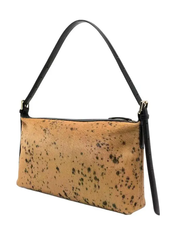 ATP ATELIER Animal-print Leather Shoulder Bag - Neutrals