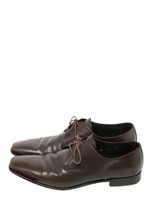 Prada Lace-up Derby Shoes - Brown