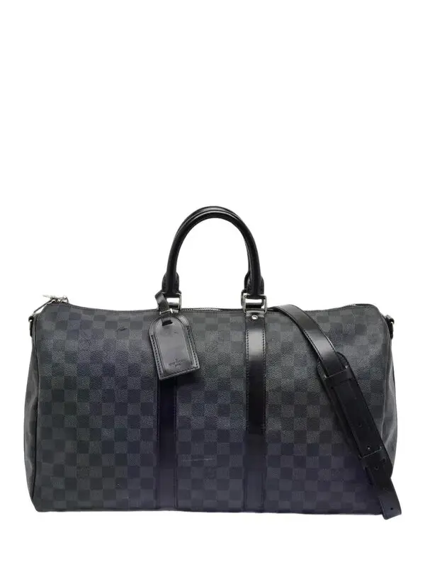LOUIS VUITTON Keepall Bandoulière 45 Damier Graphite Holdall - Grey