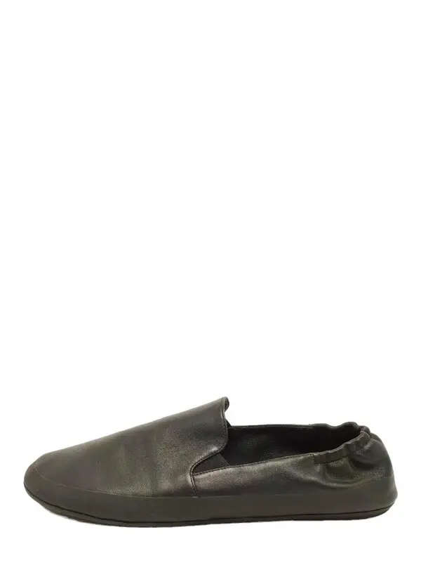 THE ROW Tech Leather Loafers - Black