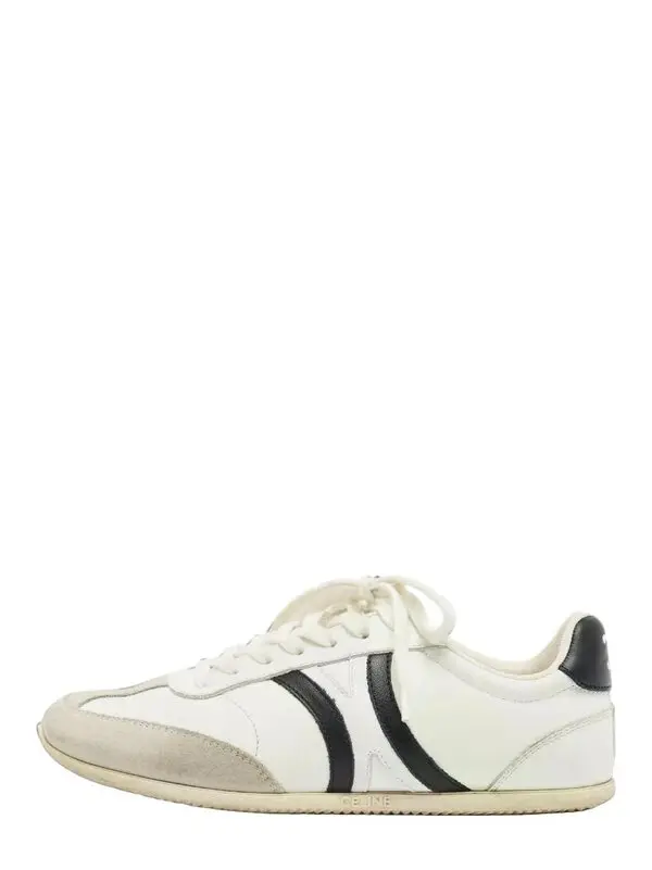 Celine Low-top Leather Sneakers - White