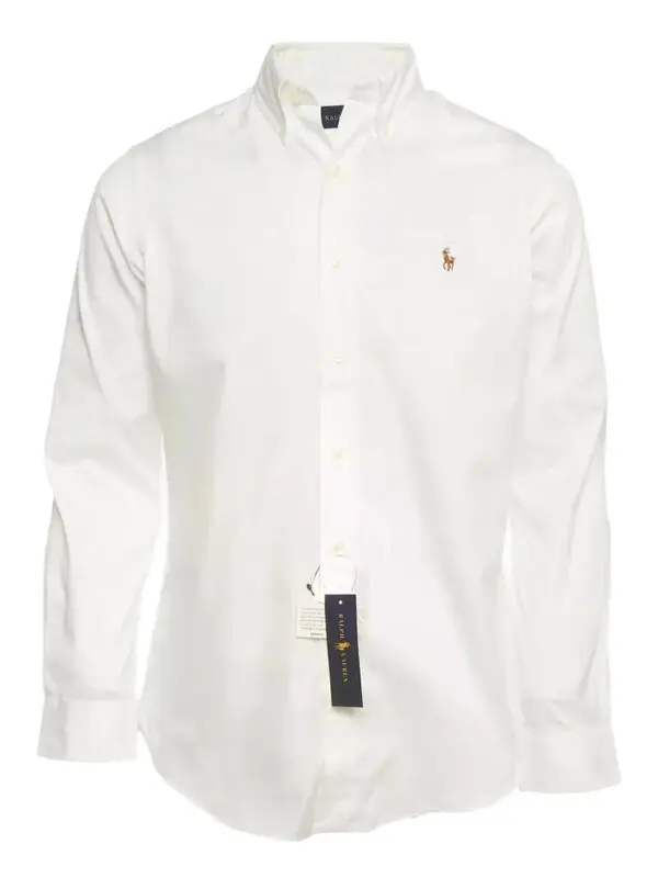 Ralph Lauren Logo Embroidered Shirt - White