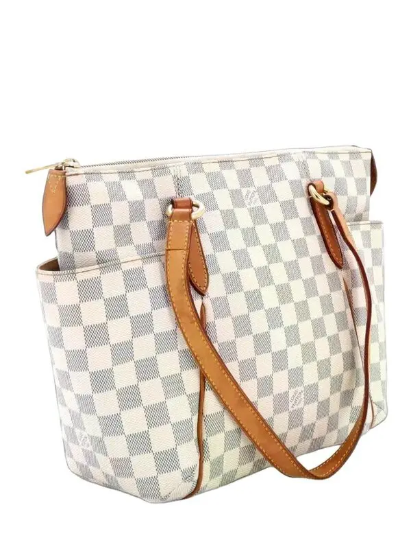 LOUIS VUITTON Totally Handbag Damier Pm Shoulder Bag - White