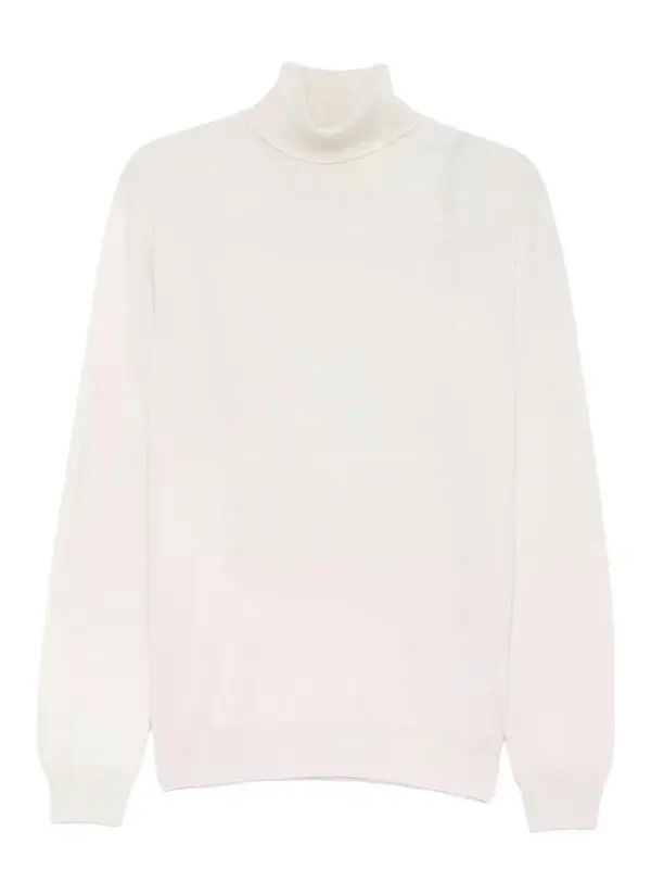 Corneliani Roll-neck Knitted Sweater - Neutrals