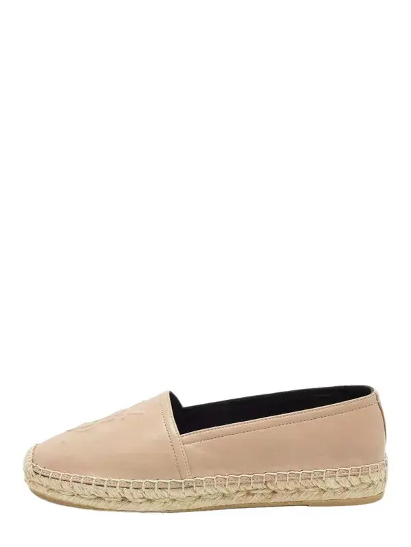 Saint Laurent Cassandra Espadrille Flats - Neutrals