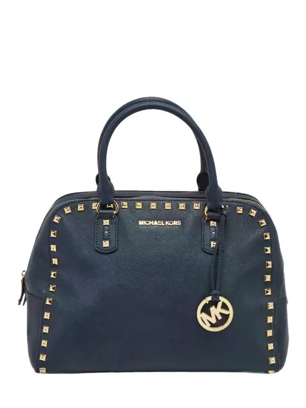 Michael Kors Sandrine Studded Handbag - Blue