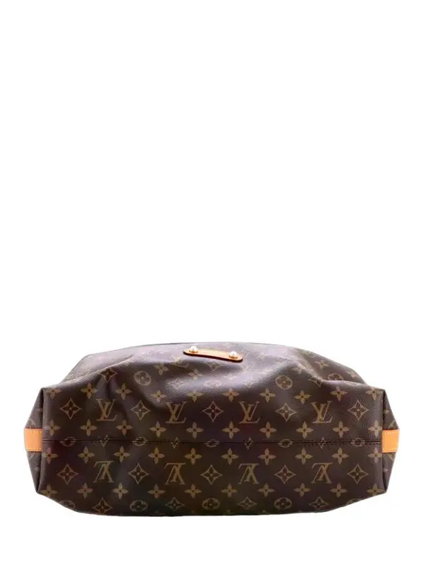 LOUIS VUITTON Vagabond Monogram Canvas Hobo Bag - Brown