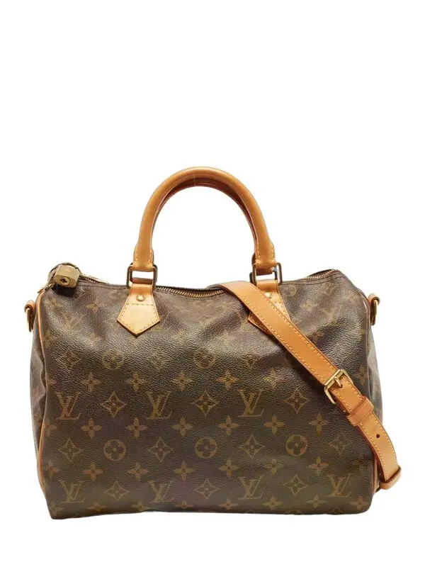 LOUIS VUITTON 2011 30 Speedy Bandoulière Monogram Handbag - Brown