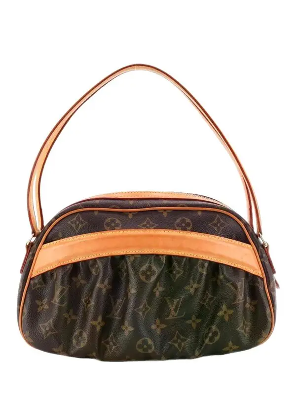 LOUIS VUITTON Klara Handbag Monogram Canvas Satchel - Brown