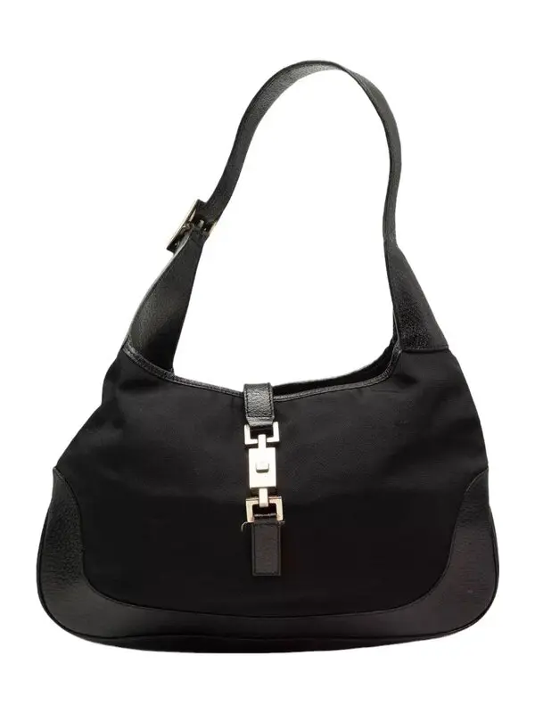 Gucci Nylon Jackie Shoulder Bag - Black