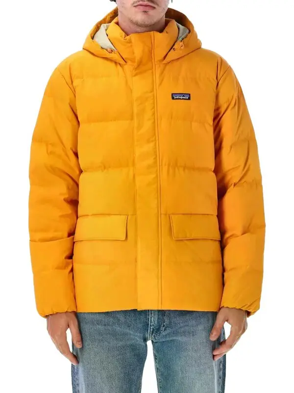 Patagonia Quilted Hooded Padded Coat - Orange