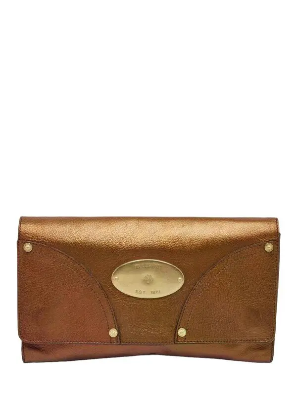 Mulberry Poppy Clutch Bag - Brown
