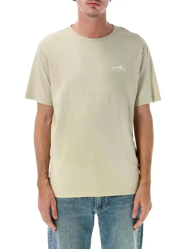 Patagonia Fitz Roy Foothills Logo-print T-shirt - Neutrals