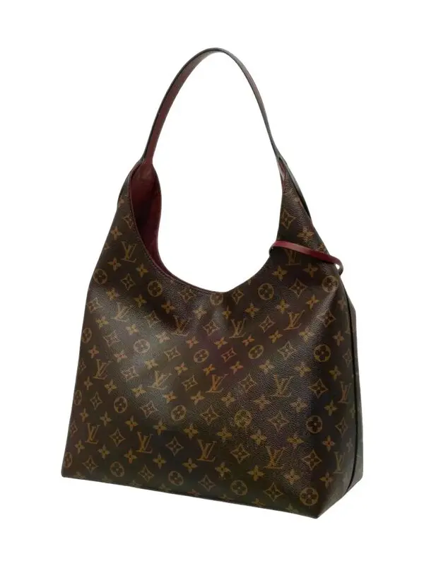 LOUIS VUITTON Monogram Flower Hobo Bag - Brown