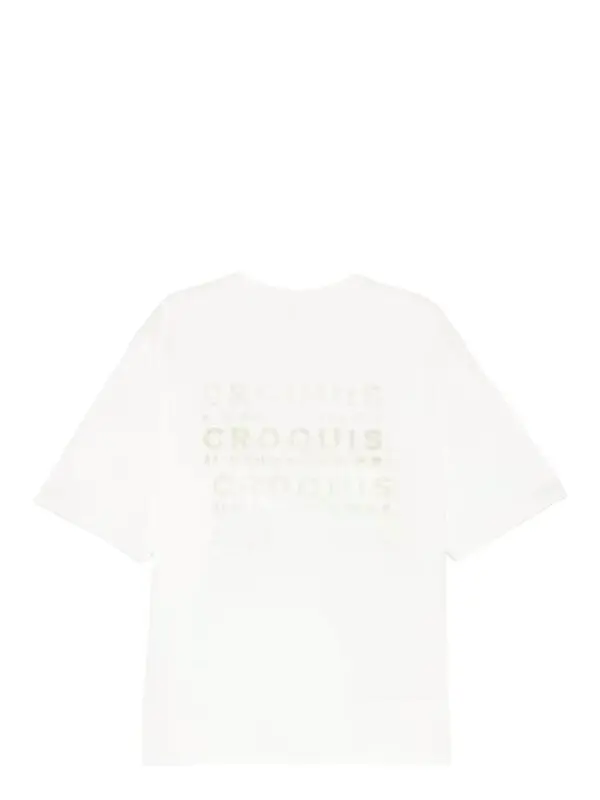 CROQUIS Graphic-print Tee - White