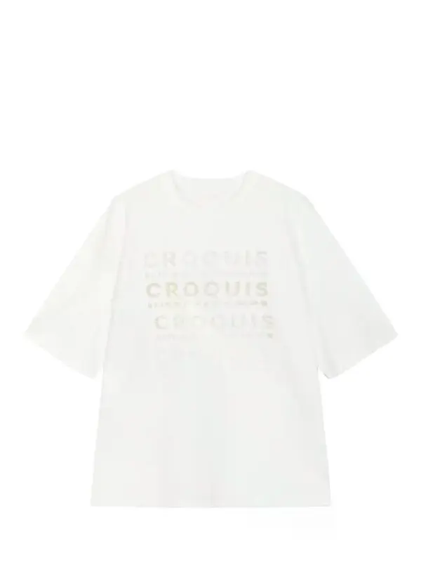 CROQUIS Graphic-print T-shirt - White