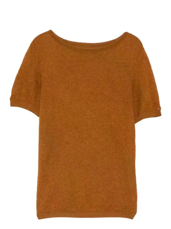 LESS Crew Neck T-shirt - Brown