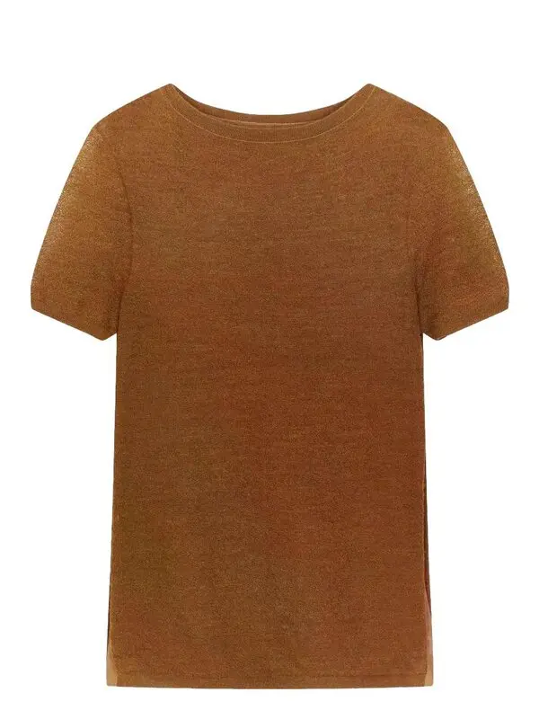 LESS Crew Neck T-shirt - Brown