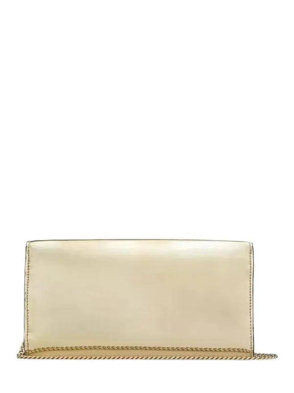 JIMMY CHOO Emmie Clutch Bag With -tone Hardware - Gold