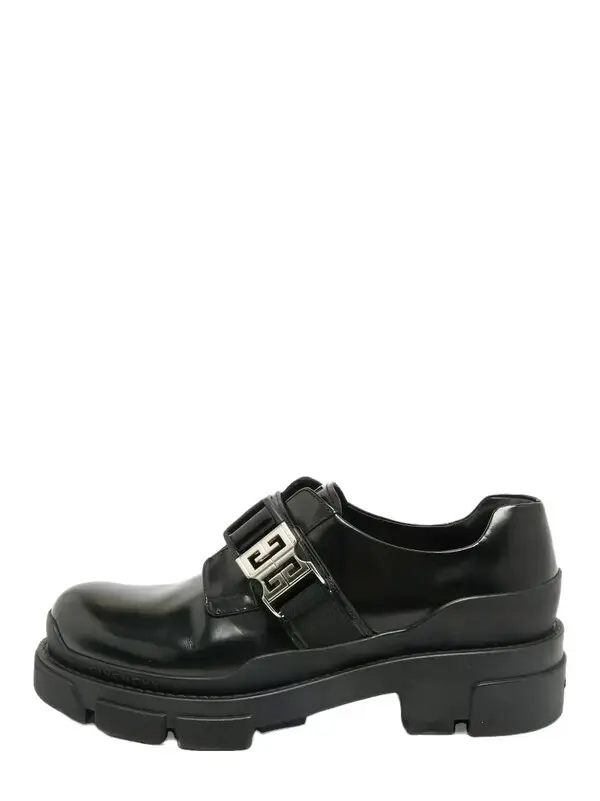 Givenchy 4g Buckled Derby Shoes - Black