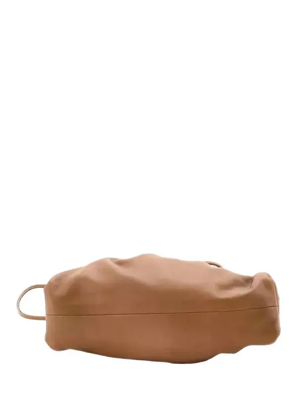 Bottega Veneta The Pouch Leather Mini Crossbody Bag - Brown