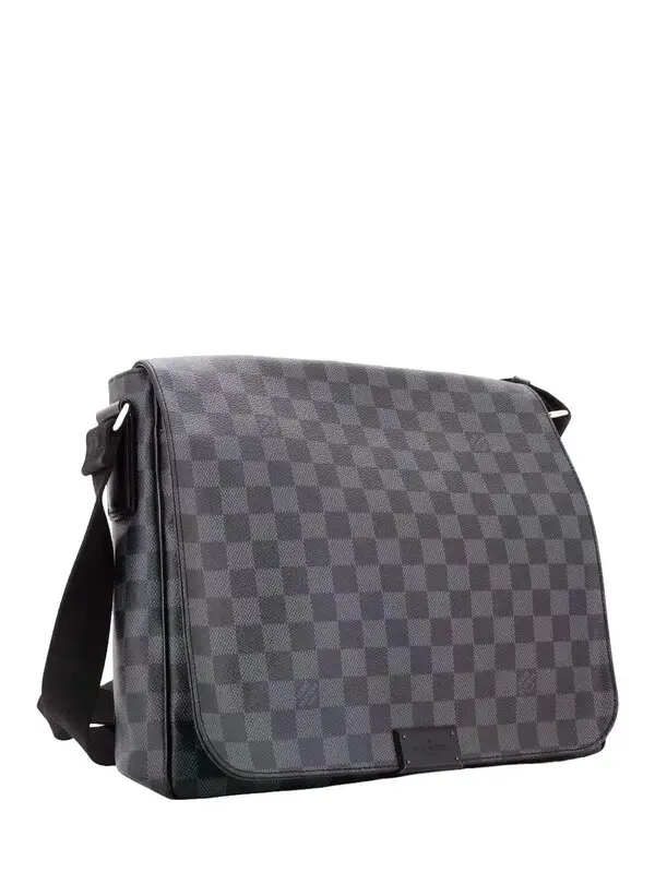 LOUIS VUITTON Damier Graphite Messenger Bag - Black