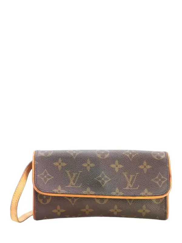 LOUIS VUITTON Twin Handbag Monogram Canvas Pm - Brown