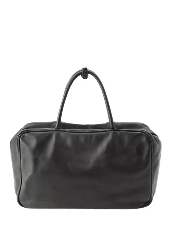 Miu Miu Large Soft Calf Leather Top Handle Bag Satchel - Black