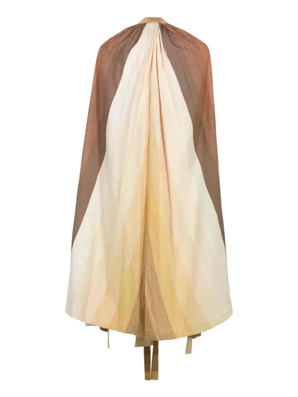 MARRAKSHI LIFE Striped Wrap Midi Skirt - Neutrals