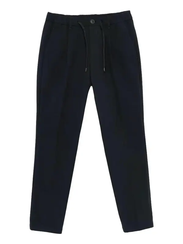 Herno Tailored Trousers With Drawstring Waist - Blue
