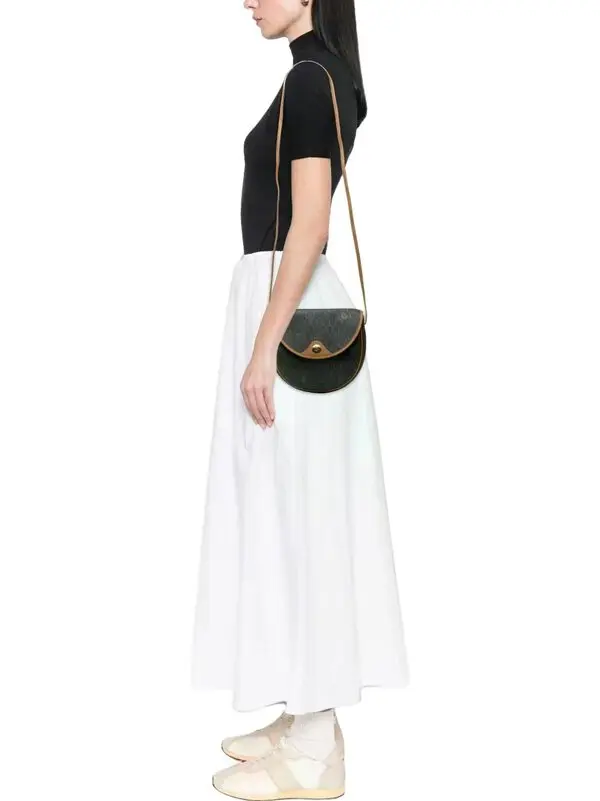 Dior Honeycomb Coated Canvas Crossbody Bag - Black
